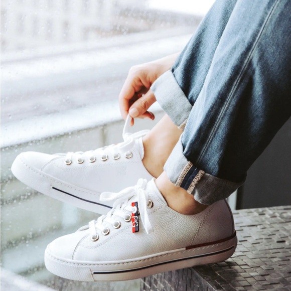 Paul Green | Shoes | Paul Green Carly Low Top Sneaker White Leather ...